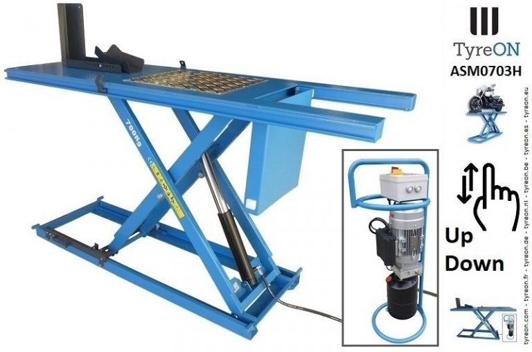 Motorhefbrug met hefhoogte van 1,20 meter | Hefbruggenshop